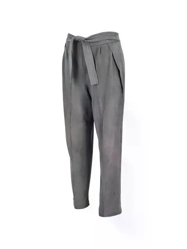 Giorgio Armani Belted Pleated Trousers