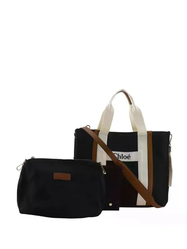 Chloé 2021-2026 Canvas Diaper Bag Satchel