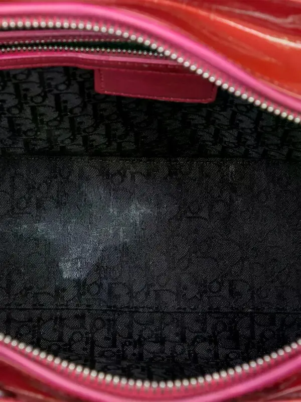 Dior 2011 Large Patent Cannage Lady Satchel