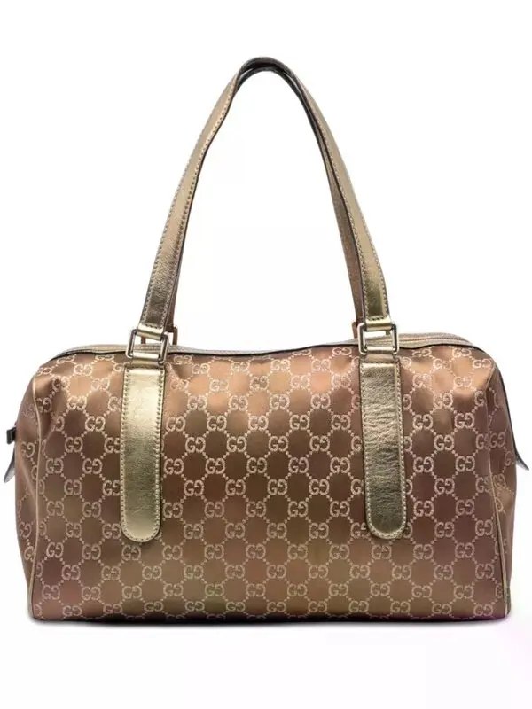 Gucci 2016-2026 Gg Satin Boston Bag