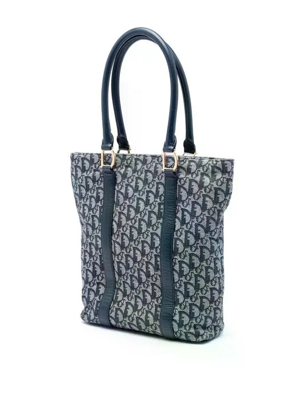 Dior 2002 Diorissimo Trotter Canvas Tote Bag