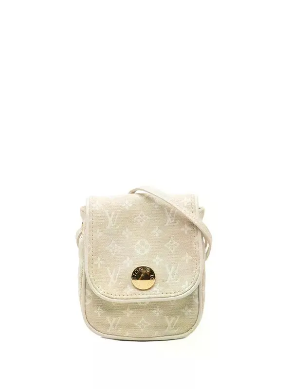 LOUIS VUITTON 2007 Monogram Mini Lin Pochette Cancun Crossbody Bag