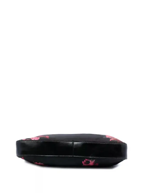 Prada Tessuto Floral Print Pochette Shoulder Bag