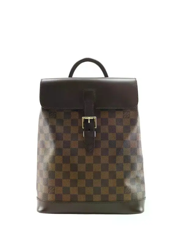 LOUIS VUITTON 2000 Damier Ebene Soho Backpack