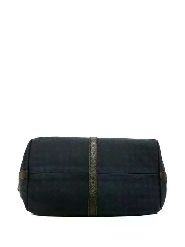Bottega Veneta 2000-2007 Canvas Intrecciato Handbag