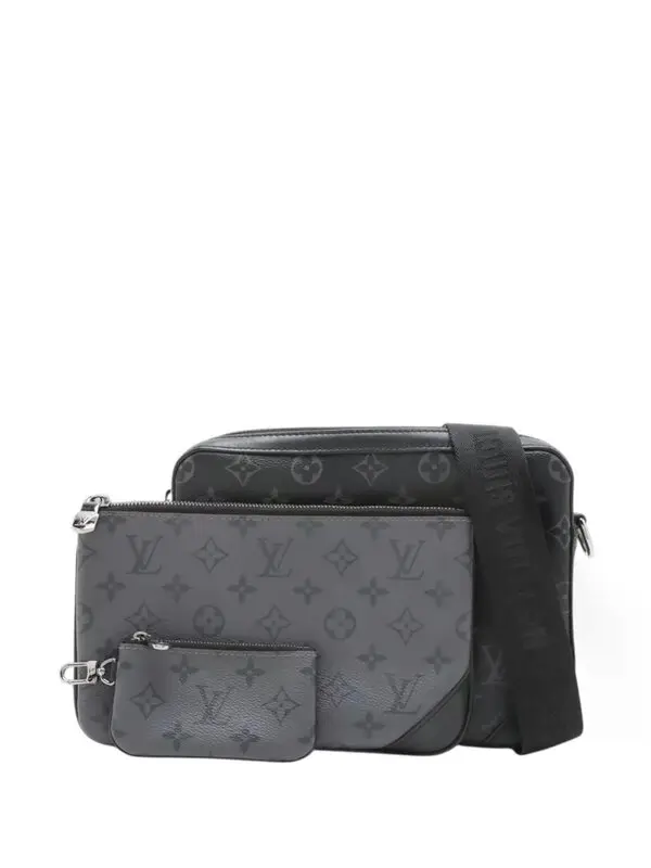 LOUIS VUITTON 2021-2026 Monogram Eclipse Trio Messenger Crossbody Bag
