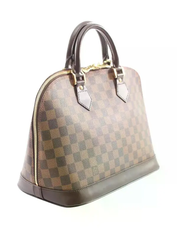 LOUIS VUITTON 2004 Damier Ebene Alma Mm Handbag