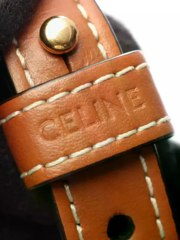Celine 2021-2026 Small Triomphe Coated Canvas Vertical Cabas Tote Satchel