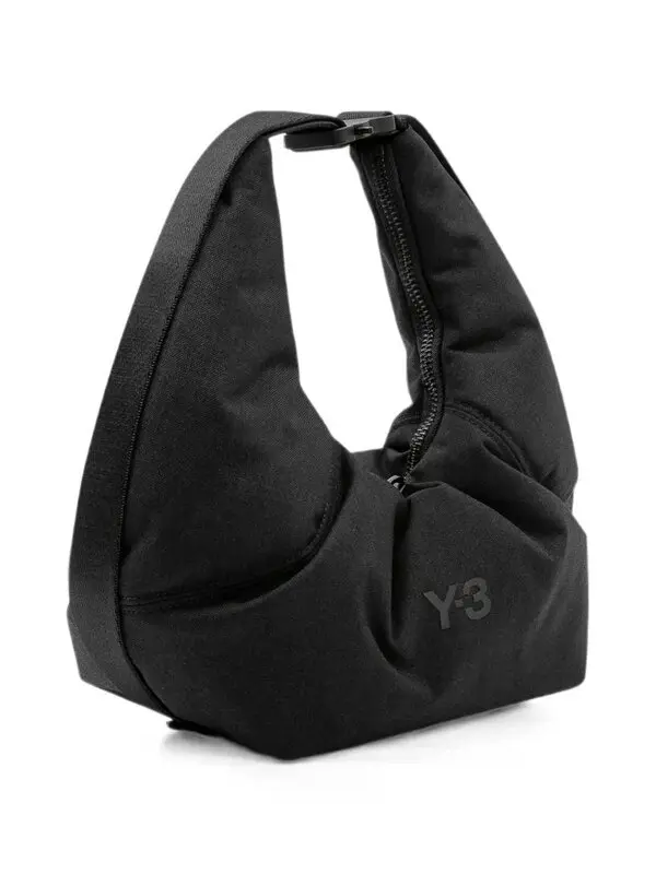 Y3 Crescent Buckle-fastening Tote Bag