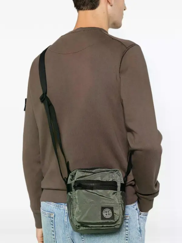 Stone Island Logo Patch Messenger Bag