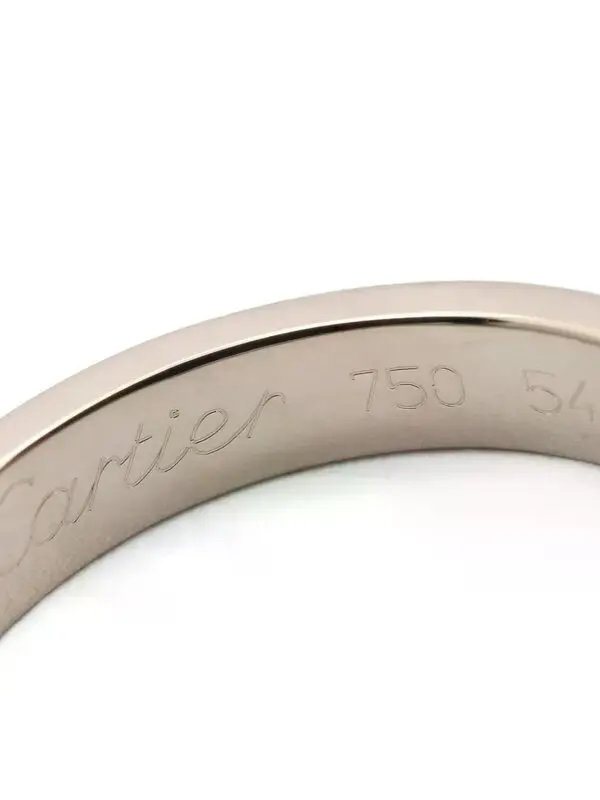Cartier 18k White Gold Love Ring - Silver
