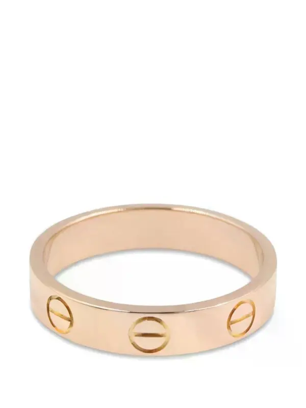 Cartier 18k Rose Gold Love Ring - Pink