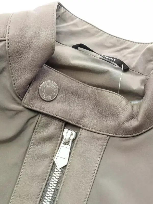 Hermès 2010s Serie Button Blouson Jacket