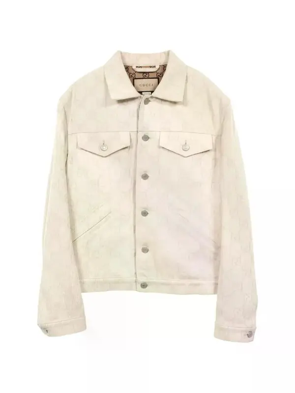 Gucci 2000s Gg Cotton Jacquard Jacket