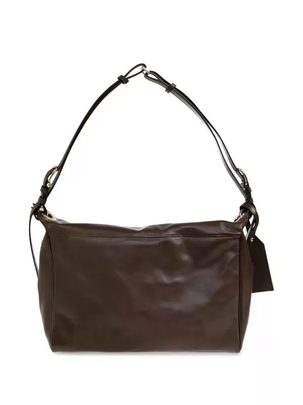 Furla Ginevra Leather Shoulder Bag - Brown