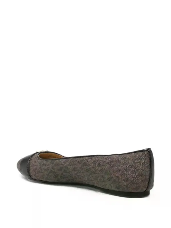 Michael Kors Logo-plaque Ballet Flats