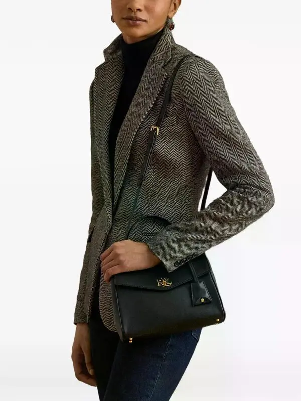 Ralph Lauren Small Farrah Leather Satchel Bag