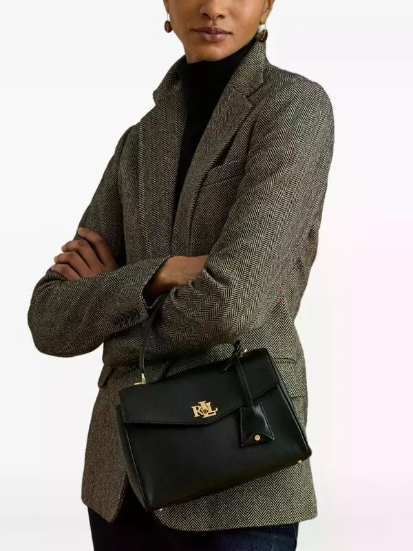 Ralph Lauren Small Farrah Leather Satchel Bag