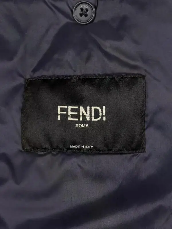 Fendi 2010s Ff Embossed Shirt Jacket