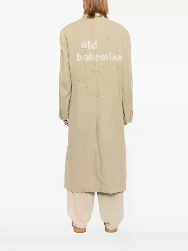 Yohji Yamamoto Single-breasted Coat