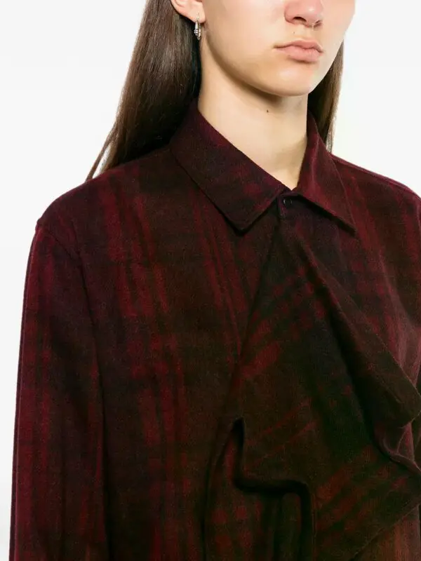 Yohji Yamamoto Broad L Box Detail Blouse