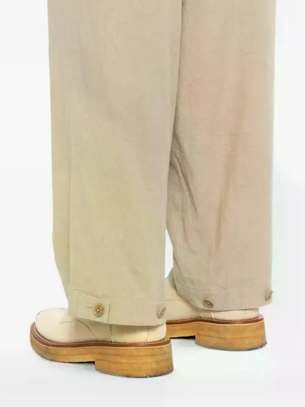 Yohji Yamamoto G-tab Wide-leg Trousers