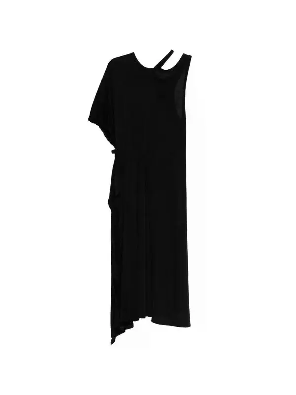 Yohji Yamamoto Asmmetric Dress - Black