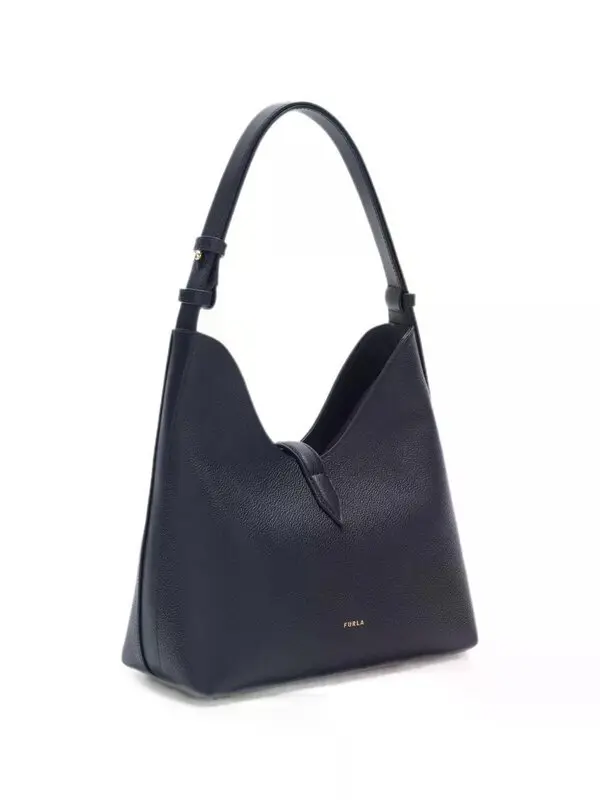 Furla Goccia Leather Shoulder Bag - Blue