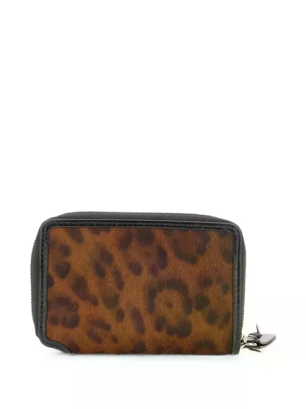 GIANNI CHIARINI Horsy Animal-print Leather Wallet
