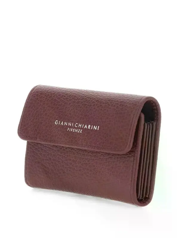 GIANNI CHIARINI Dollaro Hammered Leather Wallet