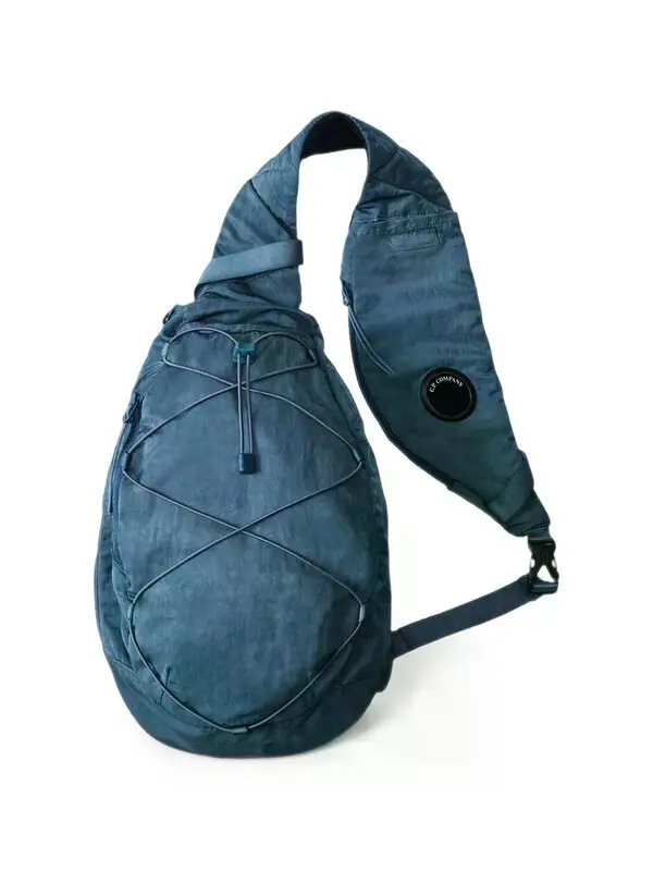 C.P. COMPANY Lens Detail Bungee-cord Shoulder Bag - Blue