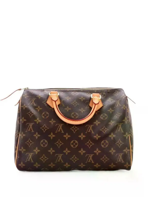 LOUIS VUITTON Speedy Handbag Monogram Canvas 30 Satchel