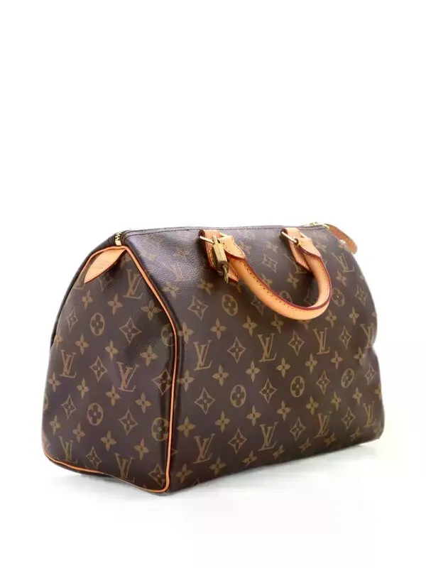 LOUIS VUITTON Speedy Handbag Monogram Canvas 30 Satchel