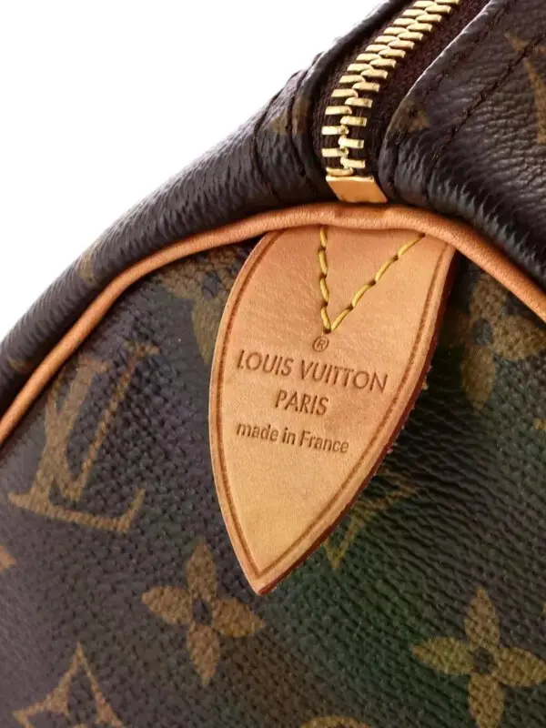 LOUIS VUITTON Speedy Handbag Monogram Canvas 30 Satchel