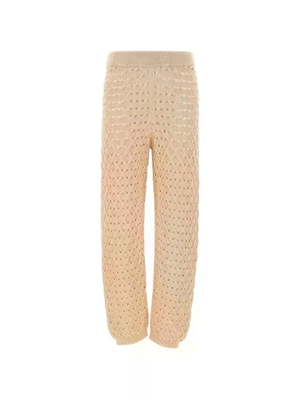 KANGRA Openwork Knit Trousers