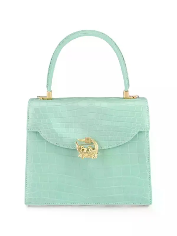 KWANPEN Crocodile-effect Tote Bag - Green