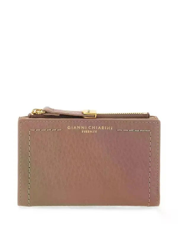 GIANNI CHIARINI Bubble Maxi-grain Leather Wallet