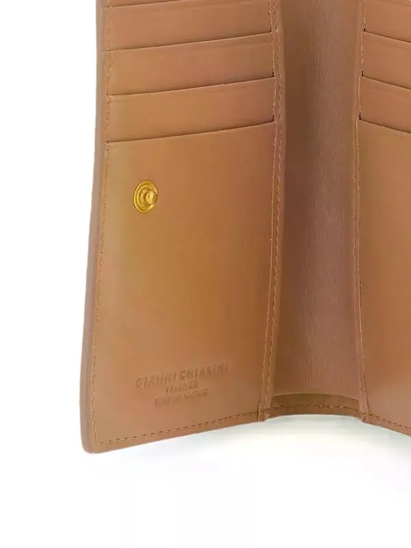 GIANNI CHIARINI Bubble Maxi-grain Leather Wallet