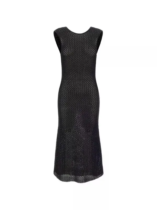 THE GARMENT Tanzania Back Openwork Knit Midi Dress