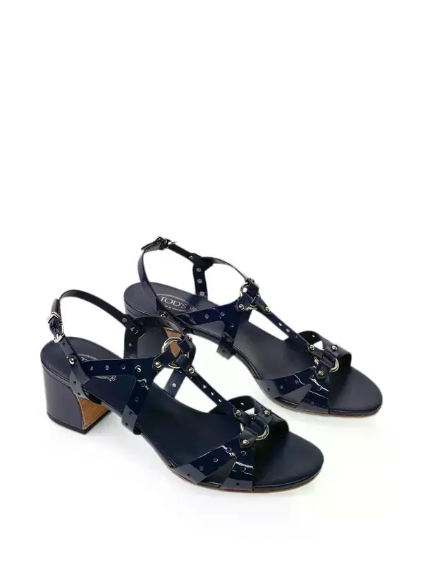 TOD'S Embellished Sandals - Blue