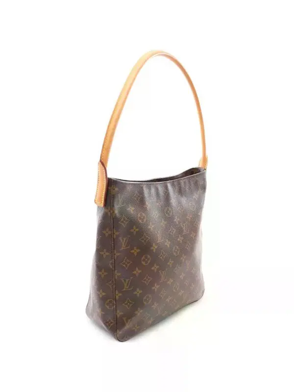 LOUIS VUITTON Monogram Canvas Looping Gm Tote Bag - Brown