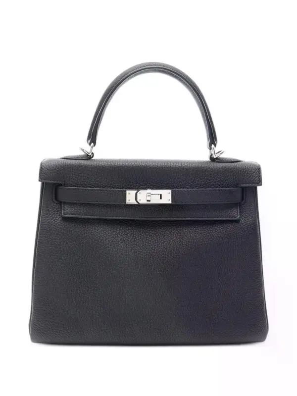 Hermès 2019 25 Kelly Two-way Handbag - Black
