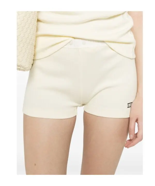ENTIRE STUDIOS Elastic-waist Mini Shorts