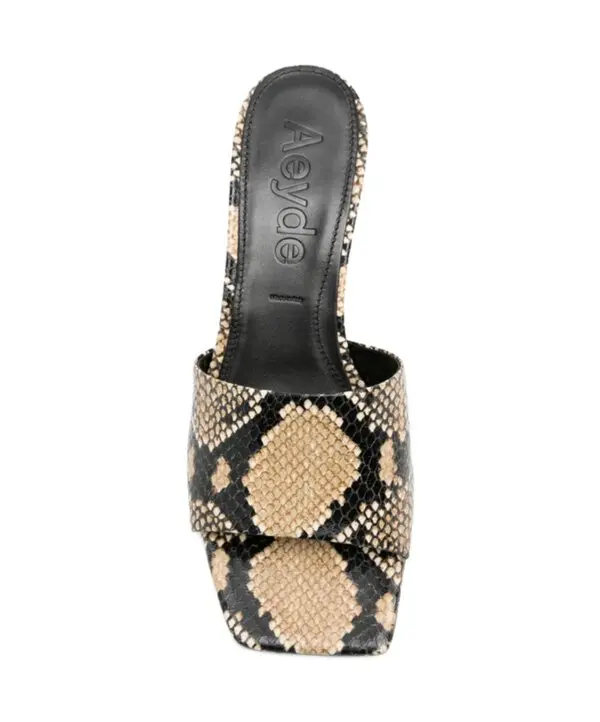 AeydĒ Square-toe High-heeled Sandals
