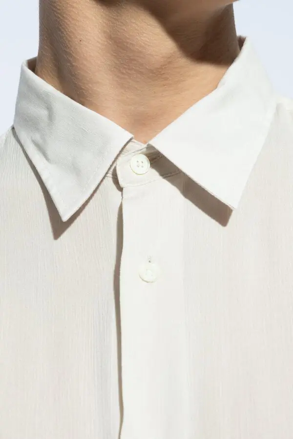 AMI Paris Sleeveless Buttoned Shirt - White