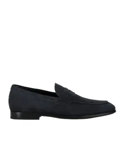 TOD'S Dark Navy Loafers - Black