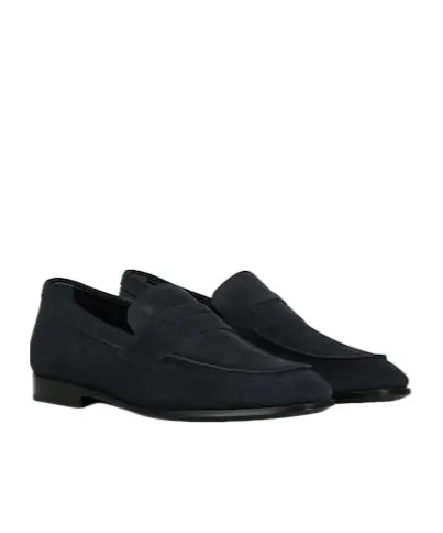 TOD'S Dark Navy Loafers