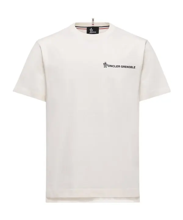 Moncler Logo Detailed Crewneck T-shirt - White