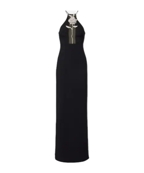 David Koma Embellished Halterneck Gown