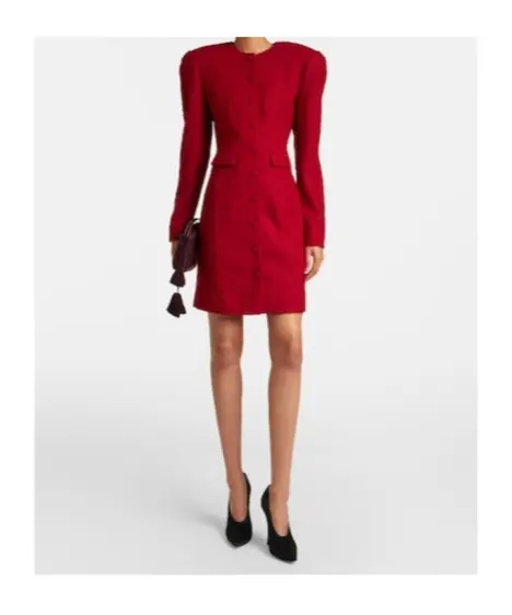 Magda Butrym Bouclé Minidress